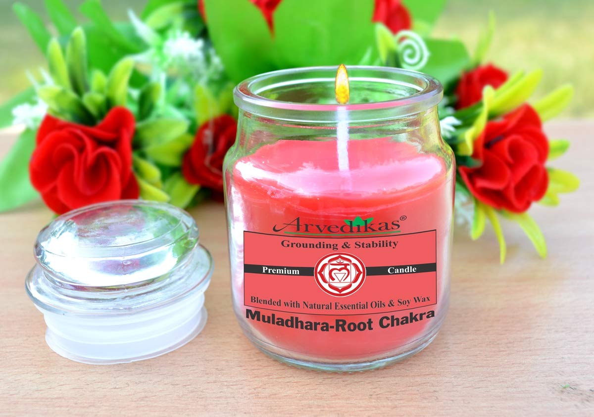 Grounding & Stability Root Chakra Balancing Aromatherapy Soy Wax Candle ...